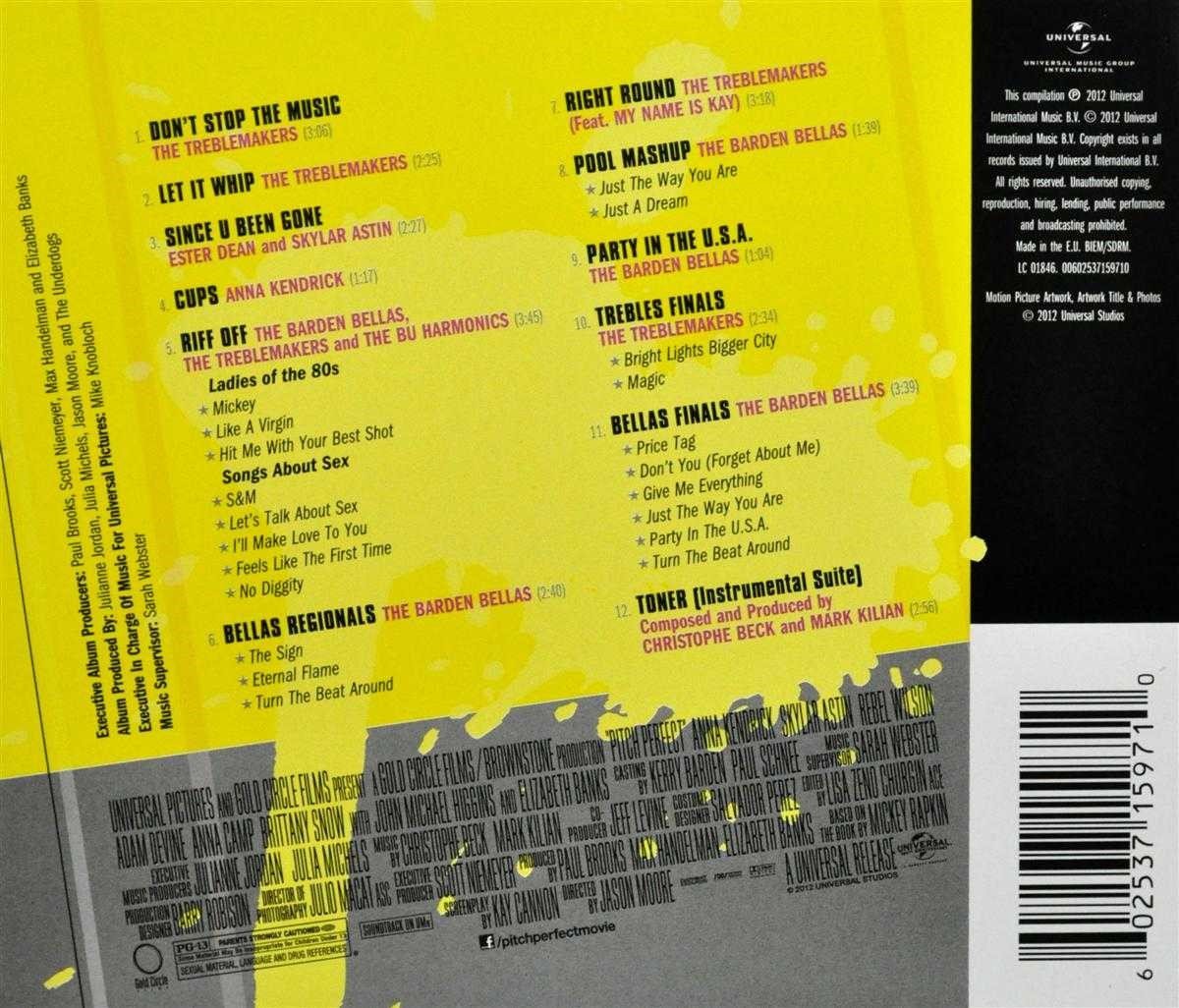 Various Artists - Pitch Perfect (CD) (Original Soundtrack), Original ...