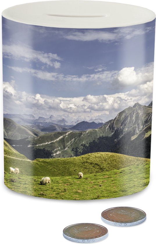 Spaarpot - Spaarblik - Berg - Frankrijk - Schaap - Spaarpotten ...