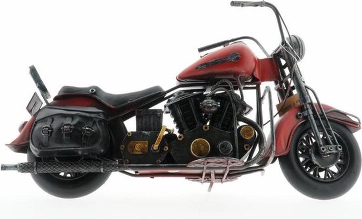 Decoratie Miniatuur Motor 38*20*14 cm Rood Ijzer motor Miniatuur Motor ...