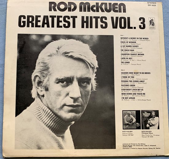 Rod McKuen - Greatest Hits Vol. 3 (1971) LP ( Nieuwstaat) LP Tooltip ...