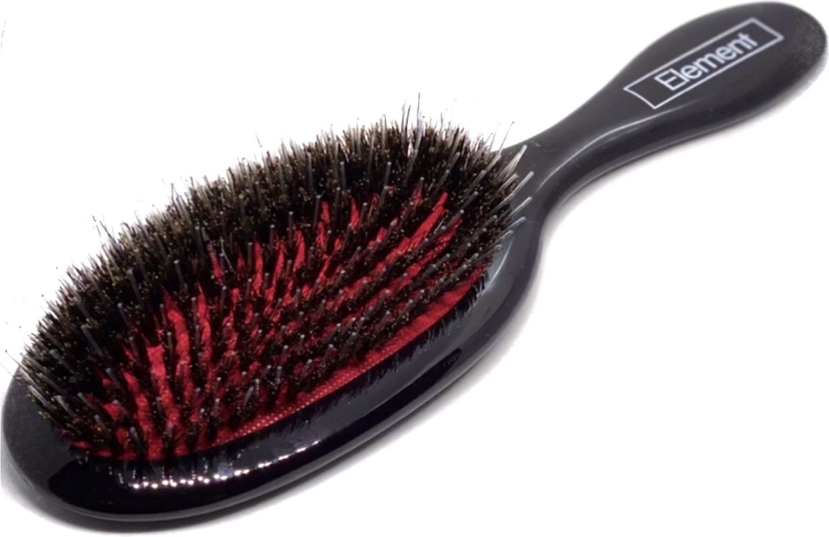 Element Spa Borstel- Extensions- Anti Klit Haarborstel - Varkenshaar ...