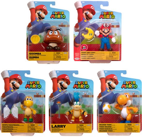 Nintendo - Super Mario Figure Assortment Wave 19 10cm (12 units display ...