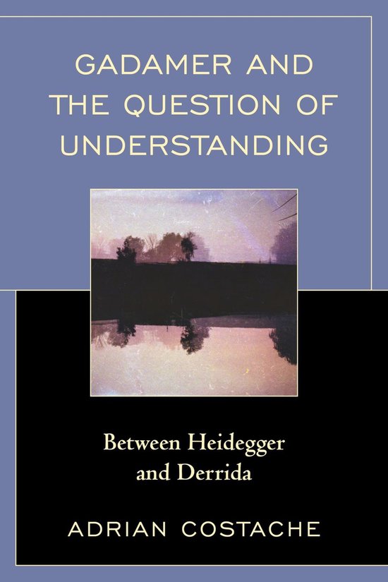 Gadamer and the Question of Understanding (ebook), Adrian Costache ...