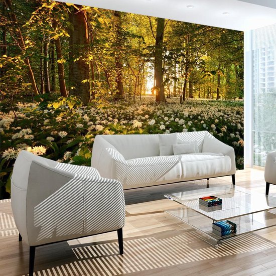 Zelfklevend fotobehang - Forest flora. | bol