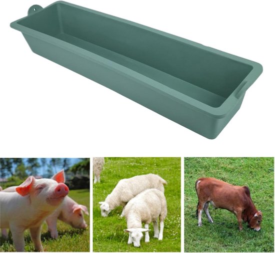 Voerbak voor boerderijdieren - Drinkbak Geiten Schapen - Hygiënisch ...