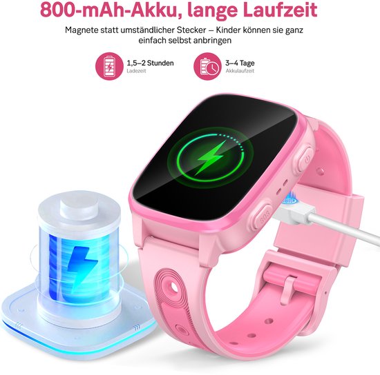 Ralio R5 GO - GPS horloge kind - 4G - Smartwatch Kinderen Met Simkaart ...