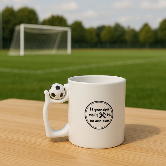 Hacebo® - If grandpa can't fix it, no one can koffiebeker met voetbal ...