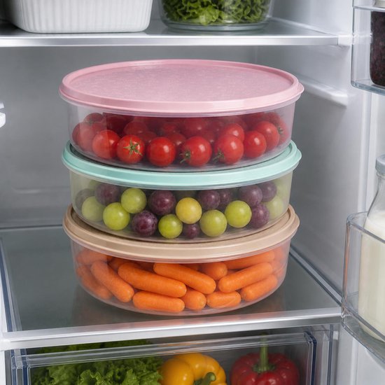Plasticforte vershoudbakje rond - 1x stuks - 2 liter - herbruikbaar ...