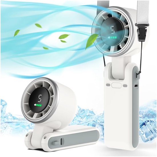 Handventilator - Mini Ventilator - Draagbare Ventilator - Oplaadbare ...