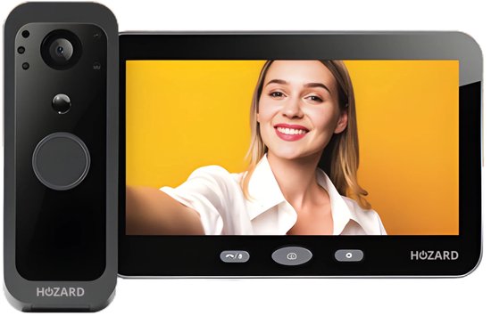 Hozard® Deurbel met Camera 32GB V2 – WiFi + APP - Draadloze Video ...