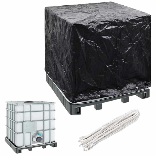 IBC Container Cover 1000L - Beschermhoes voor Watertank 116x100x120 cm ...
