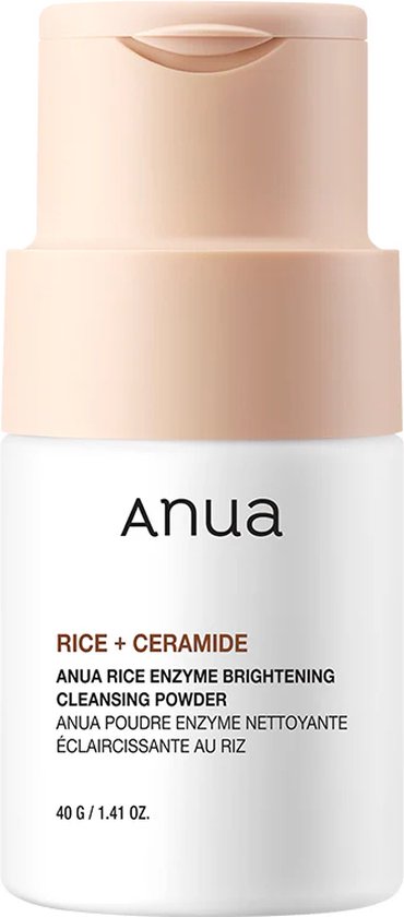 Anua Rice Enzyme Brightening Cleansing Powder - Alle huidtypes - 40gr | bol