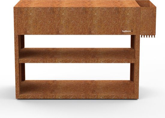 Barbecook Nestor Buddy - Cortenstaal - 112x55x90cm | bol