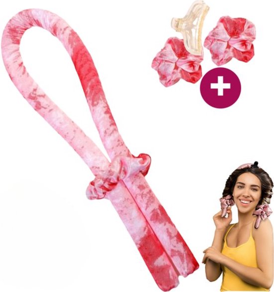 Heatless Curls - Curls Ribbon Blauw - Krulspelden - Krulspelden Rollers - Krullen... | bol