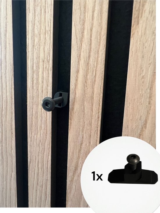 m5 bout clipje voor akoestisch wandpaneel - Akupanel - Akoestische ...