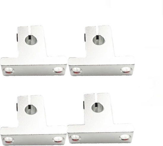 Lineaire As Ondersteuning Beugel 4 Stks 10mm Aluminium Rail Gids Houder ...