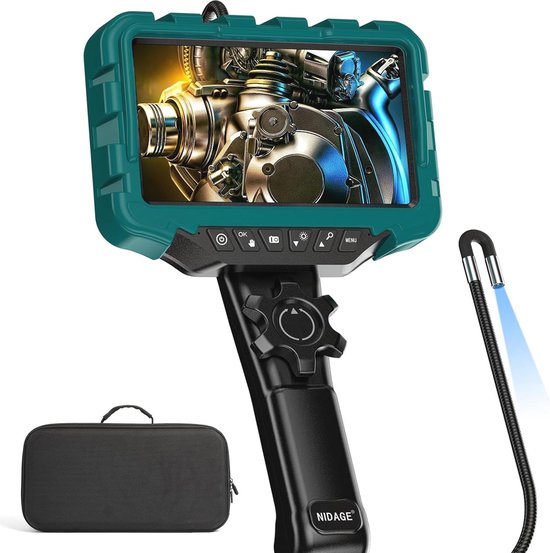 Articulerende Borescope Camera met Licht - 7 Inch IPS Inspectiecamera ...