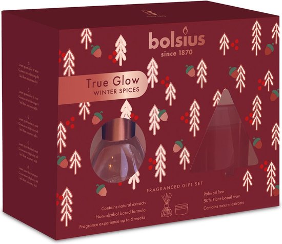 Bolsius - True Glow - Giftset - Winter Spices | bol