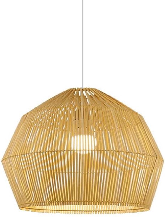 Fine Asianliving Bamboe Webbing Lamp Handmade - Heidi D51xH41cm | bol