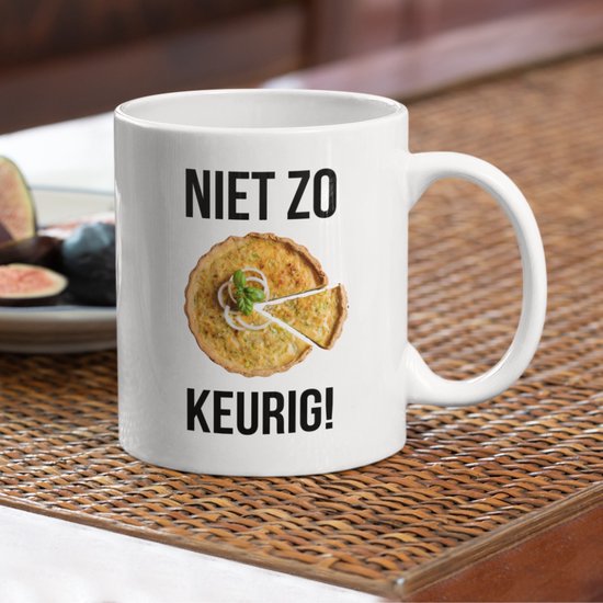 NietMokken.nl - Grappige mok met tekst - Niet zo quichekeurig - Beide zijden bedrukt -... | bol
