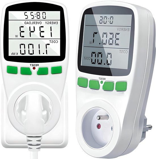 Stroommeter met overbelastingsbeveiliging 3600 W - energiemeter ...