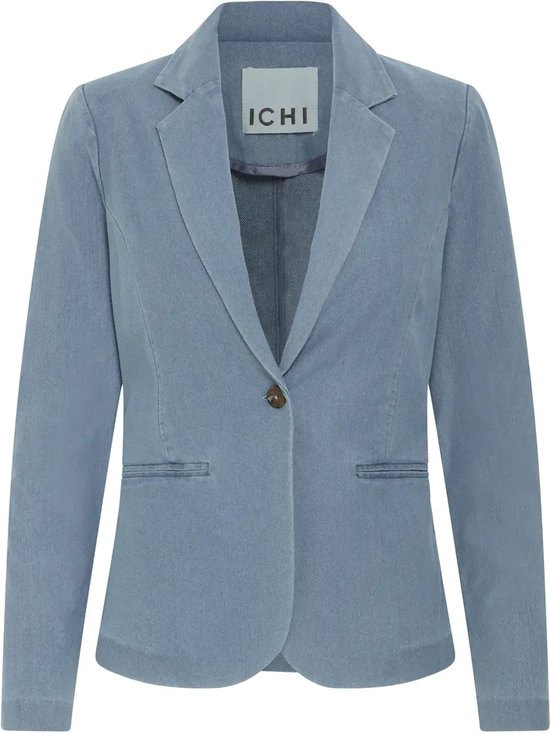 Ichi Blazer Ihkate Bl Denim 20122944 204437 Light Blue Dames Maat - L | bol