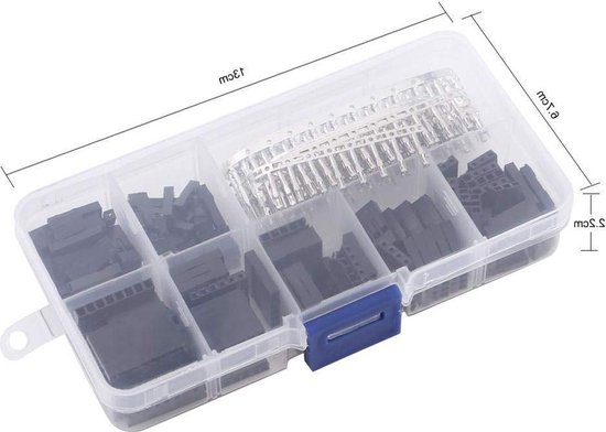 310 stks 2.54mm Jumper Wire Crimp Pin Connector Kit - Man Vrouw Crimp ...