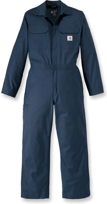 Carhartt Rugged Flex Canvas Overall - Navy - Maat L | bol