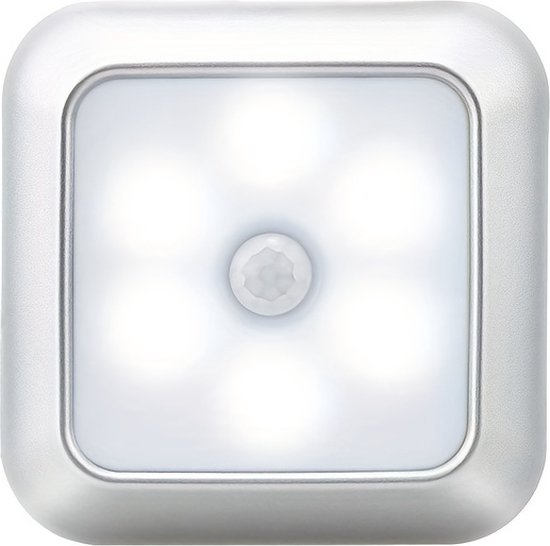 Led lamp op batterij- beweging sensor wit- Badkamer- Trap- Kastlamp ...