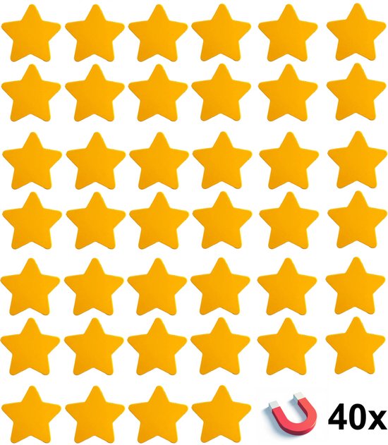Smarfer - 40 x Sterren magneten voor sterrenkalenders ...