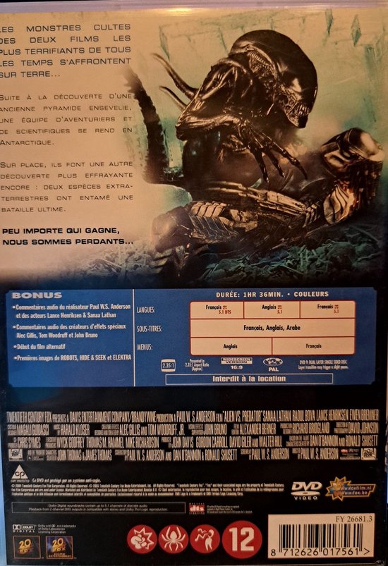 Alien Vs Predator (Dvd), Niet gekend | Dvd's | bol
