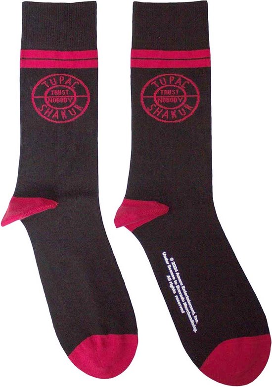 Tupac - Circle Logo Sokken - Zwart | bol