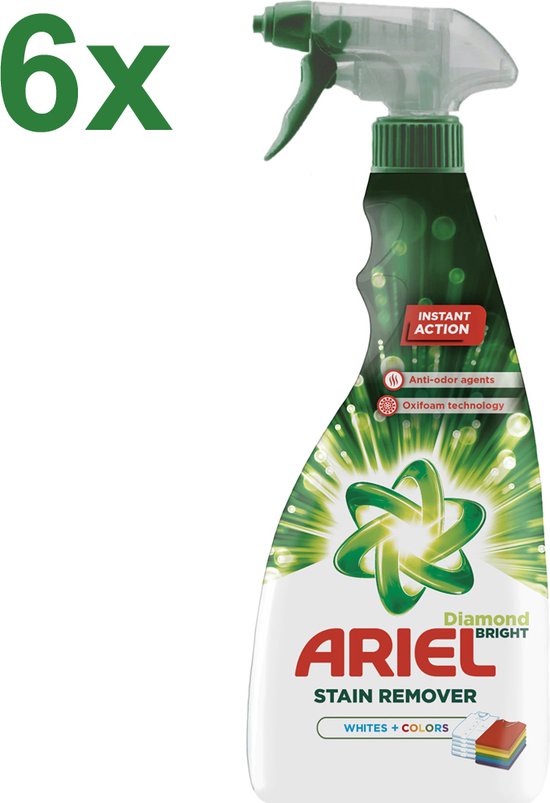 Ariel - Diamond Bright - Vlekverwijderaar Spray voor Witte & Gekleurde ...
