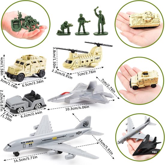 oCreon Militaire Basisset - Legersoldaten - Militair Voertuig - Wapens ...
