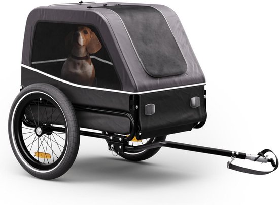 Hondenfietskar - Fietskar Hond - Fietsaanhanger voor Honden tot max. 30 ...