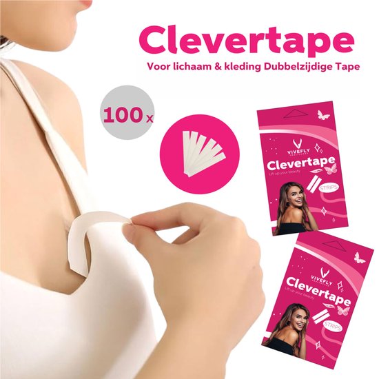 Vivefly Healthcare Mamilla Clevertape - 100 Stuks - Jurktape & Fashion Tape -... | bol