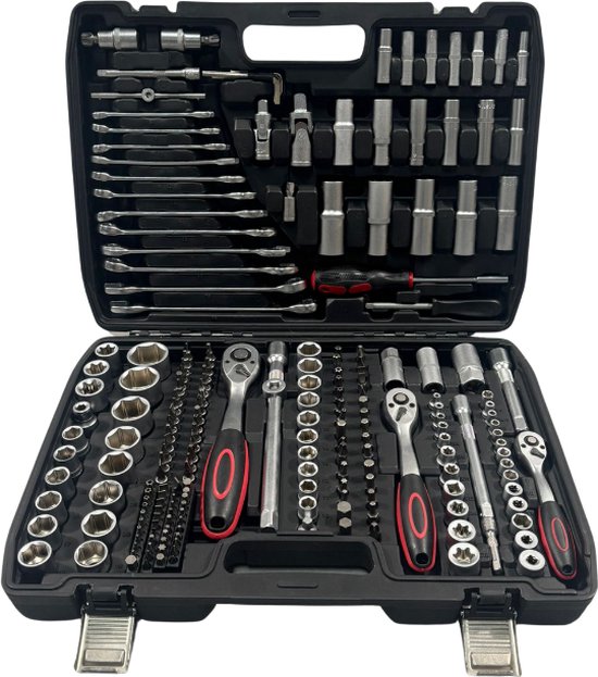 doppenset 215 delig - doppenset met ratel - 1/2 inch - doppen set ...