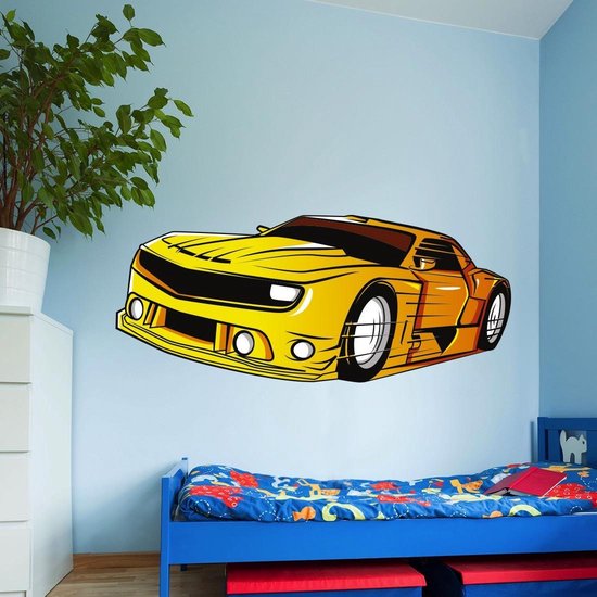 Sticker mural voiture de course | bol.com