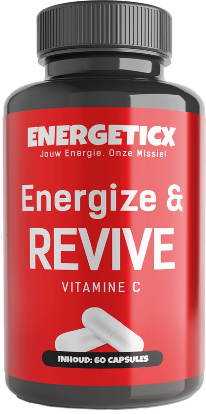 Energize & Revive Vitamine C1000 - Energeticx - Vegan - 60 Capsules | bol
