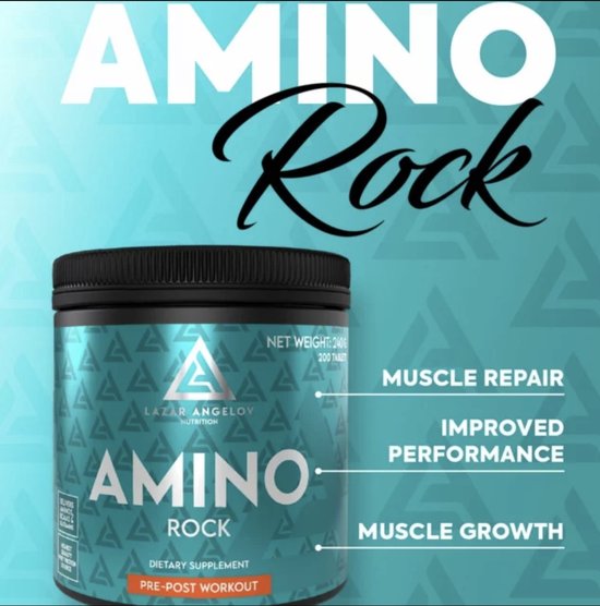 Lazar Angelov Amino Rock tablets – 200tabs | bol