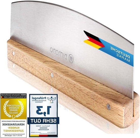 Professioneel pizza snijder - weegmes pizzames deluxe - kruidensnijder ...