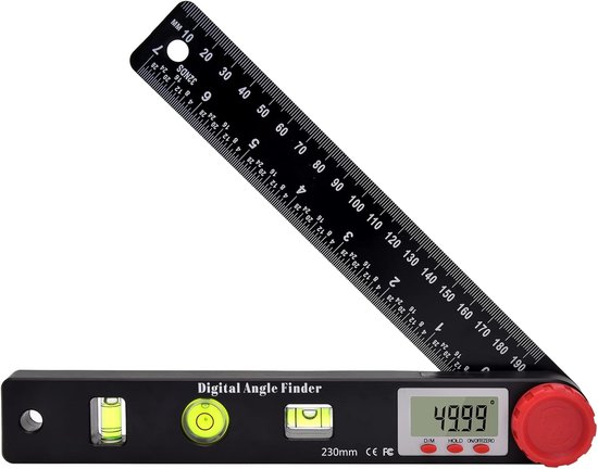 Digitale Hoekmeter 0-999° - Digitale Protractor Waterpas - LCD Display ...
