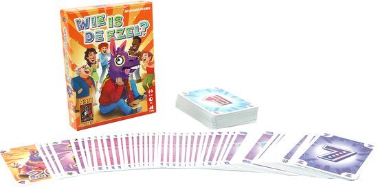 999 Games - Wie is de ezel? - Kaartspel - Eenvoudig kaartspel voor het ...