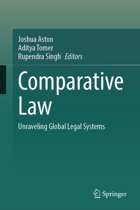 Comparative Law | 9789819778140 | Boeken | bol