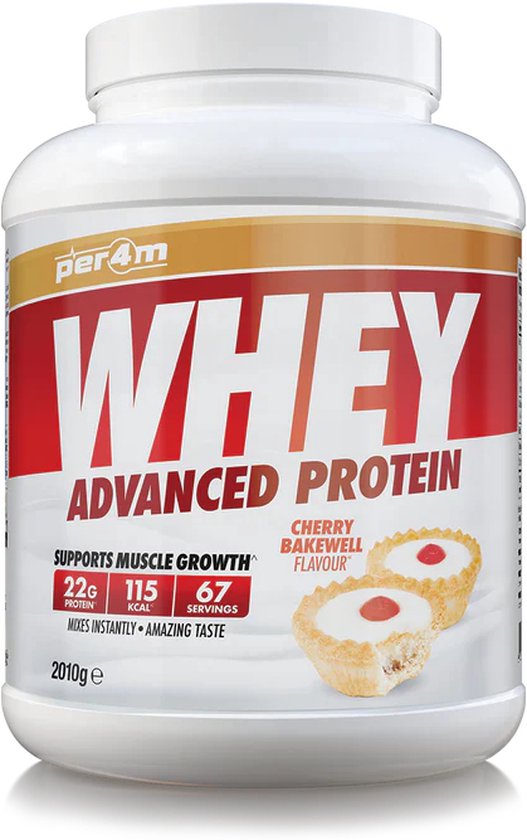 Per4m - Advanced Whey Protein - Cherry Bakewell - Proteine poeder ...