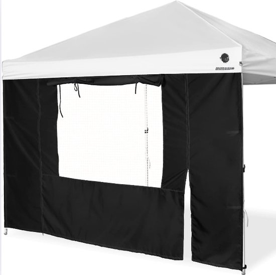 Zonneklep zijwand, zonnewand met deur en raam voor 10×10 pop-up luifel ...