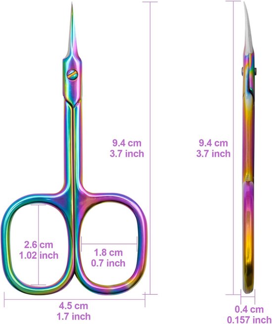 Equivera nagelriem knipper Nagelriemschaar - Extra fijn roestvrij staal ...