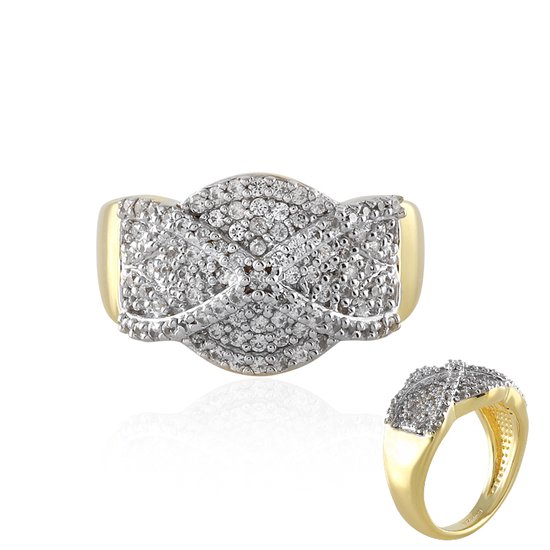 Zilveren ring met een zirkoon | bol