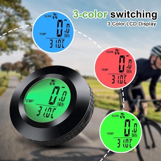 Kilometerteller Fiets - Fietscomputer Draadloos - Kilometerteller ...