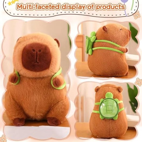Capybara Knuffel - Capibara Knuffel - Knuffeldier - Speelgoed - Cadeau ...